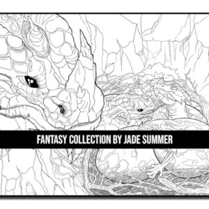 Fantasy Collection: An Adult Coloring Book with 100+ Incredible Coloring Pages of Mermaids, Fairies, Vampires, Dragons, and More!