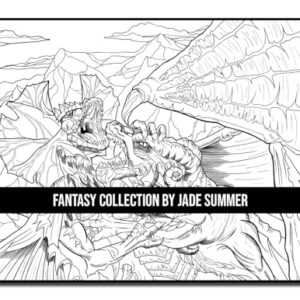 Fantasy Collection: An Adult Coloring Book with 100+ Incredible Coloring Pages of Mermaids, Fairies, Vampires, Dragons, and More!