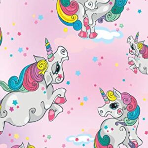 Address Book: Include Alphabetical Index With Seamless pattern magic unicorns