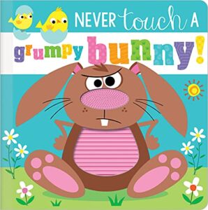 never touch a grumpy bunny!