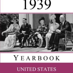 1939 US Yearbook: Original book full of facts and figures from 1939 - Unique birthday gift / present idea.