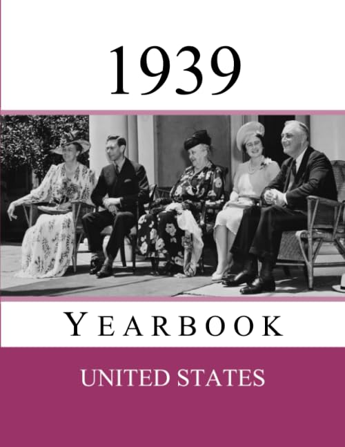 1939 US Yearbook: Original book full of facts and figures from 1939 - Unique birthday gift / present idea.