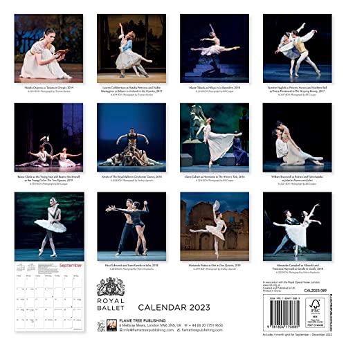 The Royal Ballet Wall Calendar 2023 (Art Calendar)