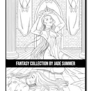 Fantasy Collection: An Adult Coloring Book with 100+ Incredible Coloring Pages of Mermaids, Fairies, Vampires, Dragons, and More!