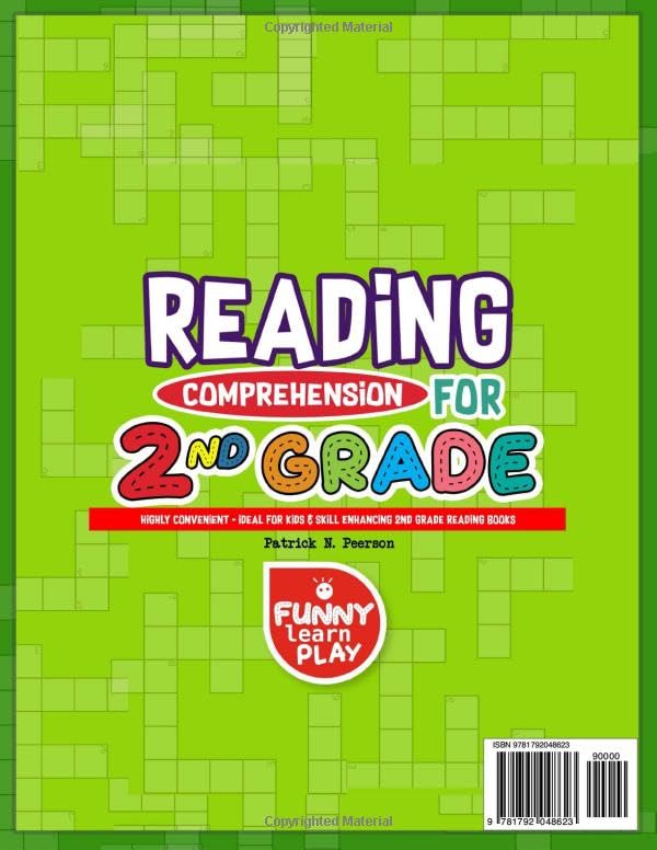 Reading Comprehension Grade 2: Highly Convenient - Ideal for Kids & Skill Enhancing 2nd Grade Reading Books (Reading Comprehension Grade 1, 2, 3 Series)