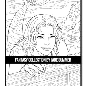 Fantasy Collection: An Adult Coloring Book with 100+ Incredible Coloring Pages of Mermaids, Fairies, Vampires, Dragons, and More!