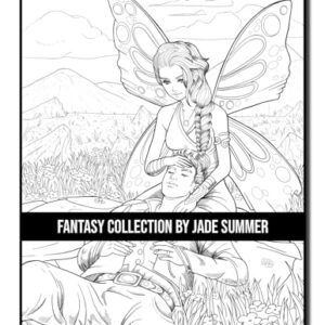 Fantasy Collection: An Adult Coloring Book with 100+ Incredible Coloring Pages of Mermaids, Fairies, Vampires, Dragons, and More!