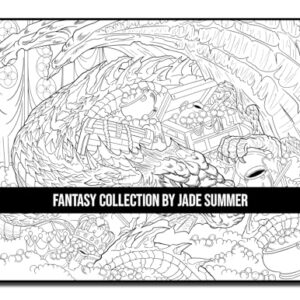 Fantasy Collection: An Adult Coloring Book with 100+ Incredible Coloring Pages of Mermaids, Fairies, Vampires, Dragons, and More!