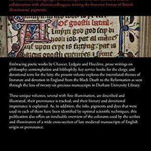 Literature and Devotion in Later Medieval England: A selection of manuscripts from Durham University Library