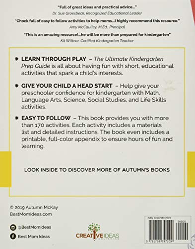 The Ultimate Kindergarten Prep Guide: A complete resource guide with fun and educational activities to prepare your preschooler for kindergarten (Early Learning)