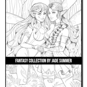 Fantasy Collection: An Adult Coloring Book with 100+ Incredible Coloring Pages of Mermaids, Fairies, Vampires, Dragons, and More!