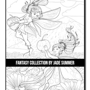 Fantasy Collection: An Adult Coloring Book with 100+ Incredible Coloring Pages of Mermaids, Fairies, Vampires, Dragons, and More!