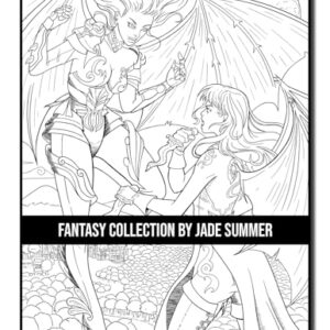 Fantasy Collection: An Adult Coloring Book with 100+ Incredible Coloring Pages of Mermaids, Fairies, Vampires, Dragons, and More!