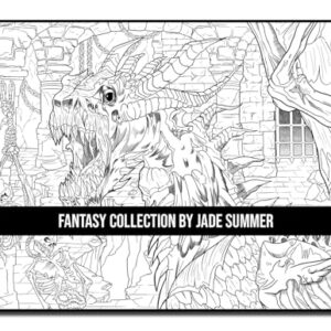 Fantasy Collection: An Adult Coloring Book with 100+ Incredible Coloring Pages of Mermaids, Fairies, Vampires, Dragons, and More!