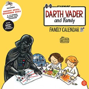 darth vader and family 2023 family wall calendar (star wars)