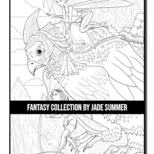 Fantasy Collection: An Adult Coloring Book with 100+ Incredible Coloring Pages of Mermaids, Fairies, Vampires, Dragons, and More!