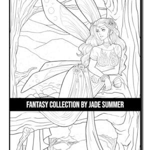 Fantasy Collection: An Adult Coloring Book with 100+ Incredible Coloring Pages of Mermaids, Fairies, Vampires, Dragons, and More!