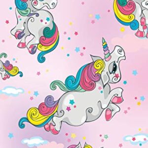 Address Book: Include Alphabetical Index With Seamless pattern magic unicorns