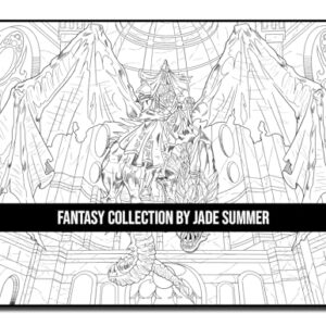 Fantasy Collection: An Adult Coloring Book with 100+ Incredible Coloring Pages of Mermaids, Fairies, Vampires, Dragons, and More!