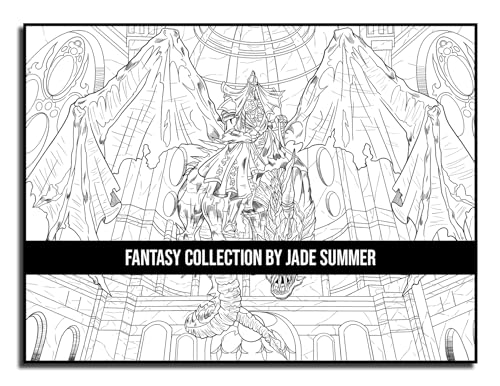 Fantasy Collection: An Adult Coloring Book with 100+ Incredible Coloring Pages of Mermaids, Fairies, Vampires, Dragons, and More!