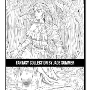 Fantasy Collection: An Adult Coloring Book with 100+ Incredible Coloring Pages of Mermaids, Fairies, Vampires, Dragons, and More!