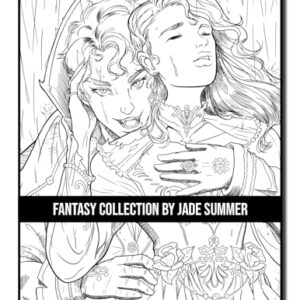 Fantasy Collection: An Adult Coloring Book with 100+ Incredible Coloring Pages of Mermaids, Fairies, Vampires, Dragons, and More!