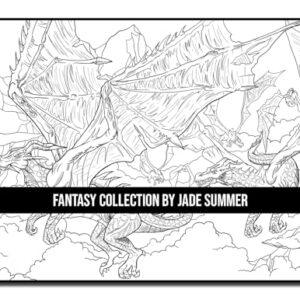 Fantasy Collection: An Adult Coloring Book with 100+ Incredible Coloring Pages of Mermaids, Fairies, Vampires, Dragons, and More!