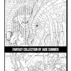 Fantasy Collection: An Adult Coloring Book with 100+ Incredible Coloring Pages of Mermaids, Fairies, Vampires, Dragons, and More!