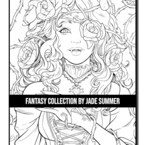 Fantasy Collection: An Adult Coloring Book with 100+ Incredible Coloring Pages of Mermaids, Fairies, Vampires, Dragons, and More!