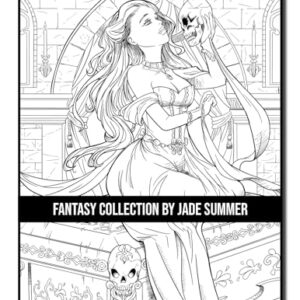 Fantasy Collection: An Adult Coloring Book with 100+ Incredible Coloring Pages of Mermaids, Fairies, Vampires, Dragons, and More!