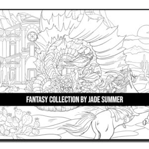 Fantasy Collection: An Adult Coloring Book with 100+ Incredible Coloring Pages of Mermaids, Fairies, Vampires, Dragons, and More!