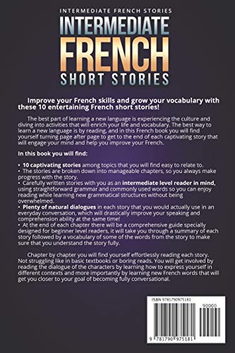 Intermediate French Short Stories: 10 Captivating Short Stories to Learn French & Grow Your Vocabulary the Fun Way! (Intermediate French Stories)