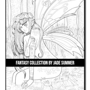 Fantasy Collection: An Adult Coloring Book with 100+ Incredible Coloring Pages of Mermaids, Fairies, Vampires, Dragons, and More!