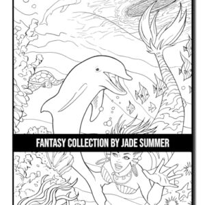 Fantasy Collection: An Adult Coloring Book with 100+ Incredible Coloring Pages of Mermaids, Fairies, Vampires, Dragons, and More!