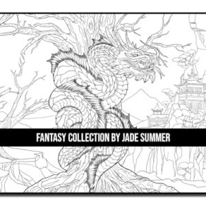 Fantasy Collection: An Adult Coloring Book with 100+ Incredible Coloring Pages of Mermaids, Fairies, Vampires, Dragons, and More!