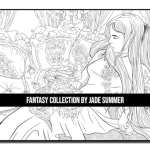 Fantasy Collection: An Adult Coloring Book with 100+ Incredible Coloring Pages of Mermaids, Fairies, Vampires, Dragons, and More!