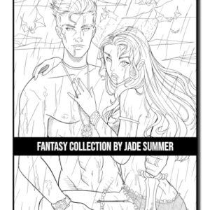 Fantasy Collection: An Adult Coloring Book with 100+ Incredible Coloring Pages of Mermaids, Fairies, Vampires, Dragons, and More!