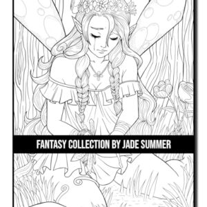 Fantasy Collection: An Adult Coloring Book with 100+ Incredible Coloring Pages of Mermaids, Fairies, Vampires, Dragons, and More!