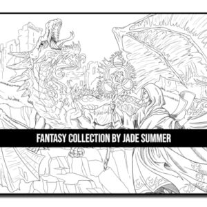 Fantasy Collection: An Adult Coloring Book with 100+ Incredible Coloring Pages of Mermaids, Fairies, Vampires, Dragons, and More!