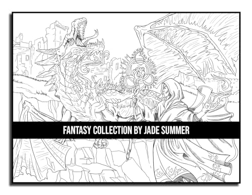 Fantasy Collection: An Adult Coloring Book with 100+ Incredible Coloring Pages of Mermaids, Fairies, Vampires, Dragons, and More!