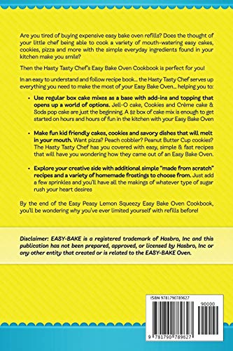 Easy Bake Oven Cookbook: Easy Peasy Lemon Squeezy Recipes