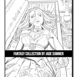 Fantasy Collection: An Adult Coloring Book with 100+ Incredible Coloring Pages of Mermaids, Fairies, Vampires, Dragons, and More!