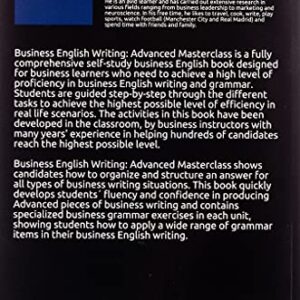 Business English Writing: Advanced Masterclass- How to Communicate Effectively & Communicate with Confidence: How to Write Emails, Business Letters & ... Writing, Speaking, Communication & Etiquette)