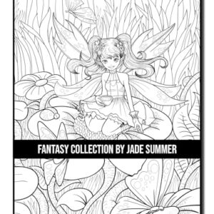 Fantasy Collection: An Adult Coloring Book with 100+ Incredible Coloring Pages of Mermaids, Fairies, Vampires, Dragons, and More!