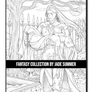 Fantasy Collection: An Adult Coloring Book with 100+ Incredible Coloring Pages of Mermaids, Fairies, Vampires, Dragons, and More!