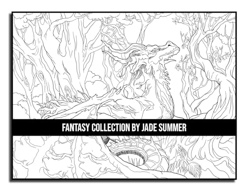 Fantasy Collection: An Adult Coloring Book with 100+ Incredible Coloring Pages of Mermaids, Fairies, Vampires, Dragons, and More!