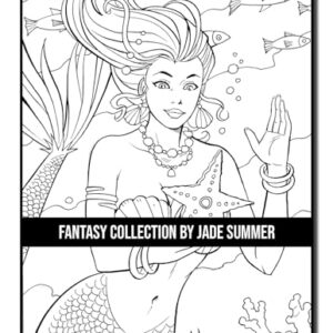 Fantasy Collection: An Adult Coloring Book with 100+ Incredible Coloring Pages of Mermaids, Fairies, Vampires, Dragons, and More!