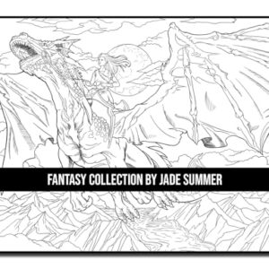 Fantasy Collection: An Adult Coloring Book with 100+ Incredible Coloring Pages of Mermaids, Fairies, Vampires, Dragons, and More!