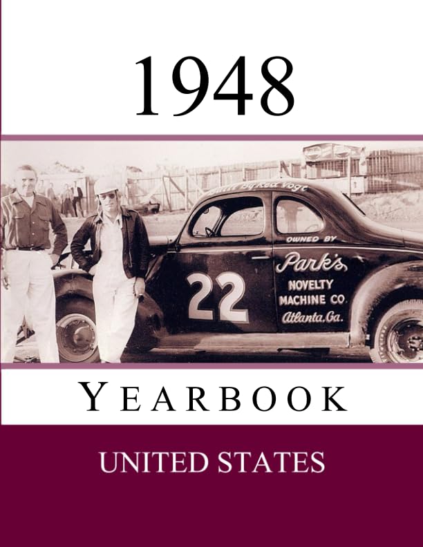 1948 US Yearbook: Original book full of facts and figures from 1948 - Unique birthday gift / present idea.