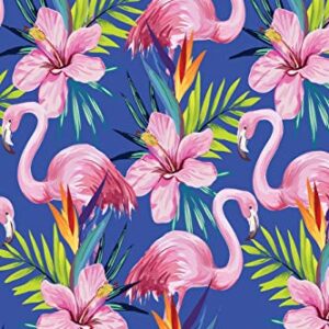 Address Book: For Contacts, Addresses, Phone, Email, Note,Emergency Contacts,Alphabetical Index With Tropical Flamingo On Blue